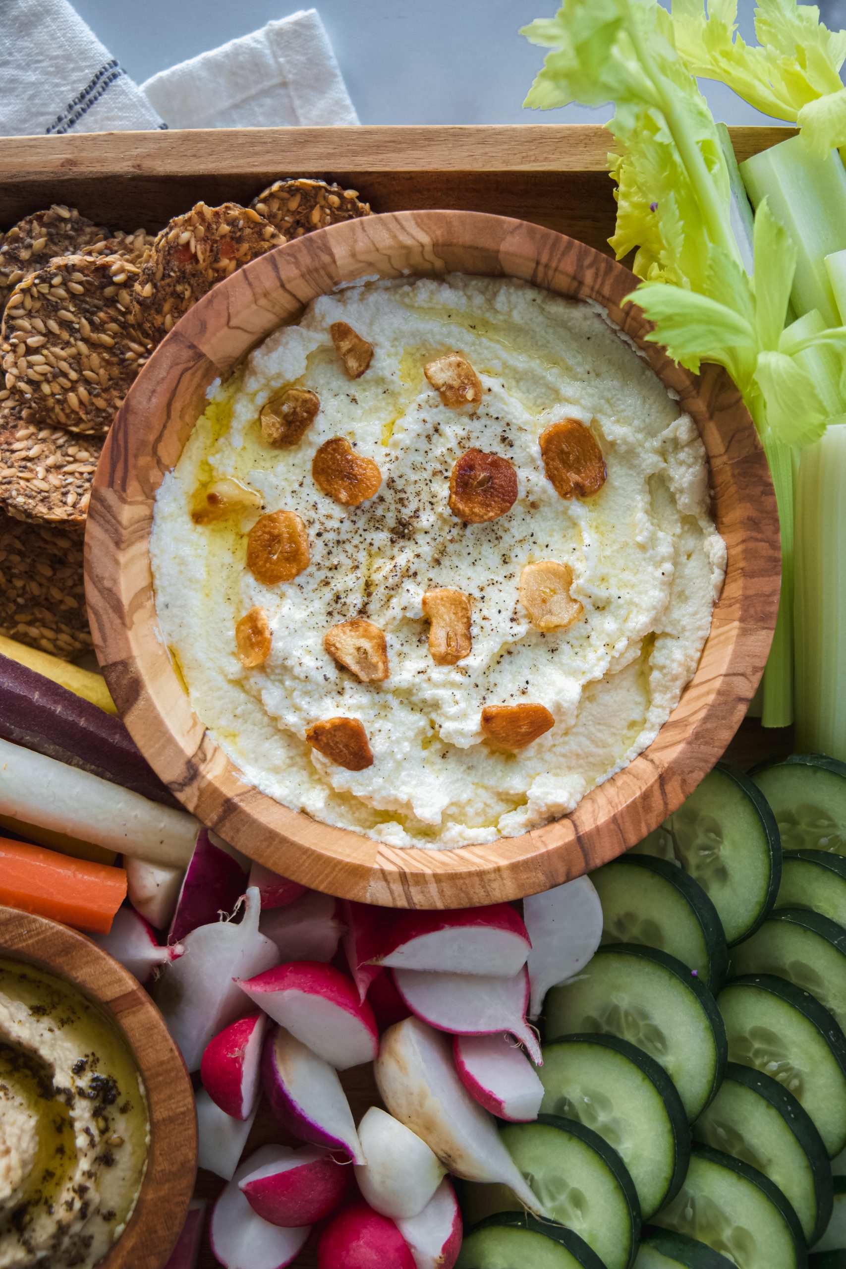 Garlic Ricotta Dip & Spread - Healthy Hill